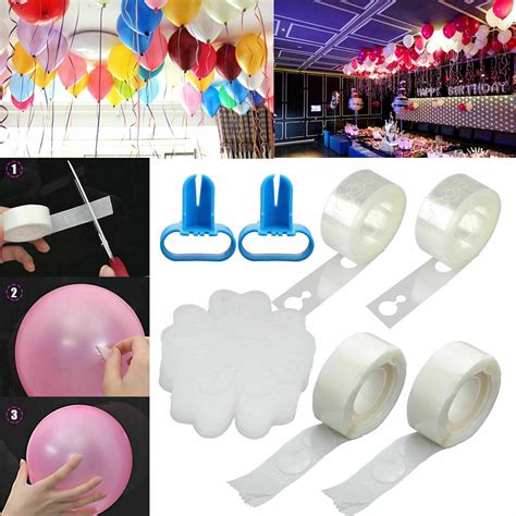 Balloon Accessaries Glue Dots Balloon Air Hand Pump Balloon Knot