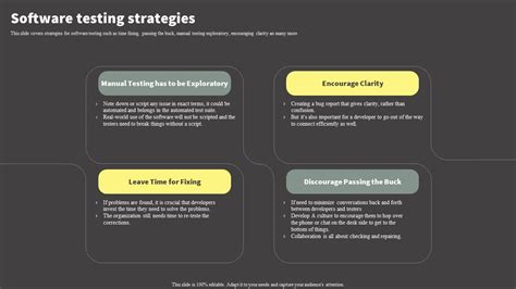 Software Development Life Cycle Planning Software Testing Strategies Brochu