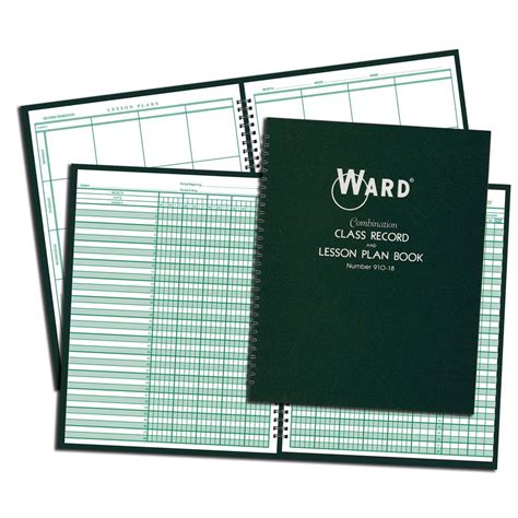 Ward Class Record Book 9 10 Week Grading Periods