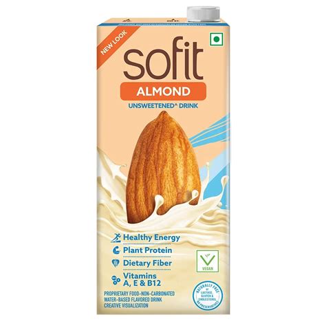 Sofit Almond Drink Unsweetened 1 Litre Packaging Type Tetra Pack At