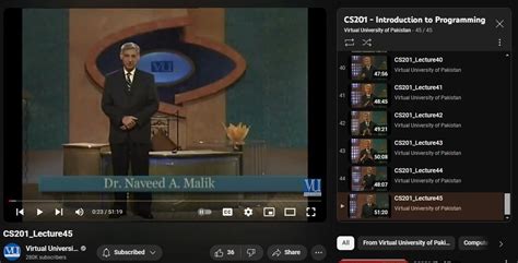 Virtualuniversity Coursecompletion Cs201 Introductiontoprogramming Drnaveedamalik