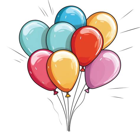 Premium Ai Image Balloon Vector