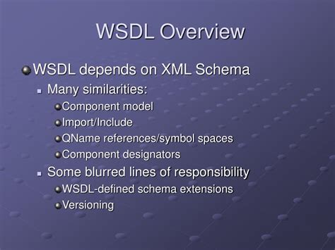 Ppt Xml Schema Versioning In Wsdl Best Practices And Challenges Powerpoint Presentation Id