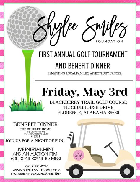 Shylee Smiles Foundation Golf Tournament And Benefit Dinner — The