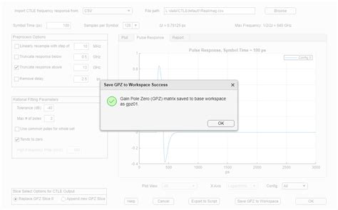 find zeros poles and gains for ctle from transfer function matlab