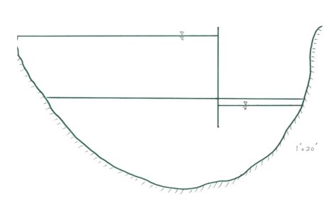 Draw Flow Net For Both Cases With And Without Pond