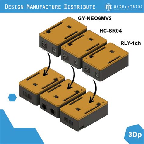 Jual Arduino Project Casing Collection M3d 01 Uno Gps Kab Lebak Made In Tridi Tokopedia