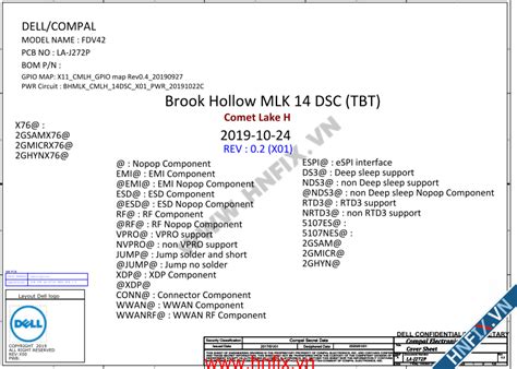 Dell Dell Latitude 5411 Pcb La J272p Schematic Boardview Hnfixvn
