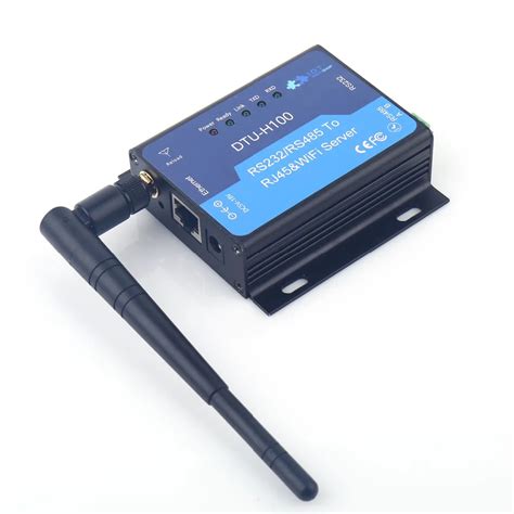 DTU H100 WIFI Serial UART Server RS232 RS485 To RJ45 WIFI Ethernet Converter Wireless Serial