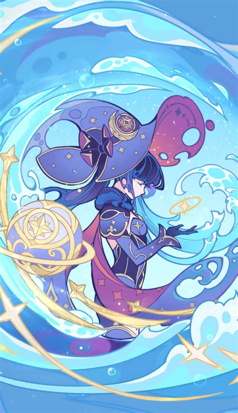 X Resolution Mona Cool Genshin Impact Digital Art Hd X Resolution Wallpaper