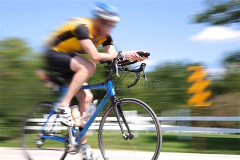 Racing Bicycle Motion Blur Stock Image Image Of Action Cycling 9696457