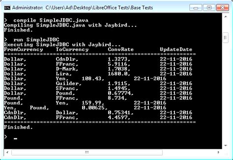 Chapter From JDBC To The Base API LibreOffice Programming