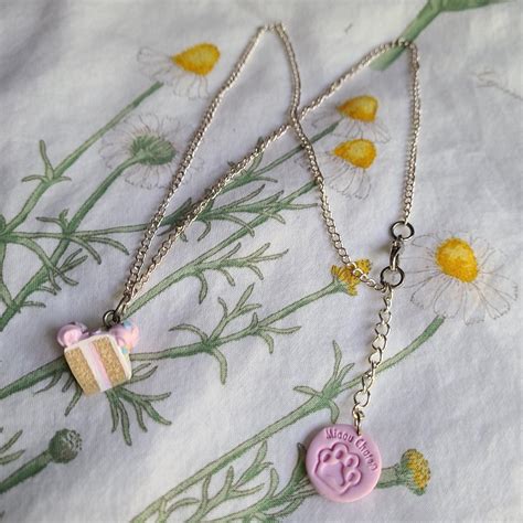 Kawaii Slice Of Cake Clay Necklace Made By The Depop