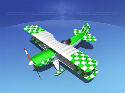 Acro Sport Ii 복엽기 V12 3d 모델 109 Unknown Dwg Dxf Lwo Max Obj Stl 3ds Free3d