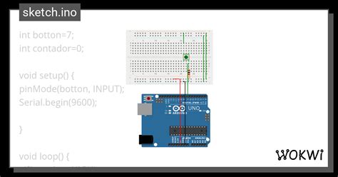 Contador De Botones Wokwi ESP STM Arduino Simulator