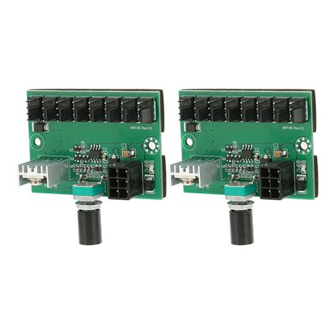 Pc Chassis Cooling Fan Hub2pcs 4 Pin Fan Chassis Fan Way Splitter Pc