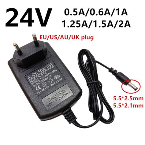 อะแดปเตอร์พาวเวอร์ซัพพลาย 24v 24 โวลต์ Ac Dc 24 V 05a 500ma 06a 600ma