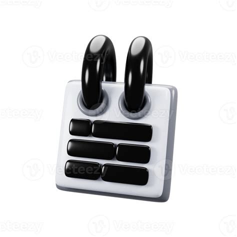 General User Interface Icon Concept 3d Rendering Note Icon 41503553 Png