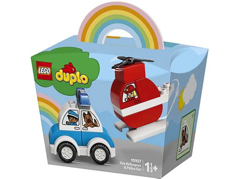 LEGO Duplo Vatrogasni helikopter i policijski auto | Lego