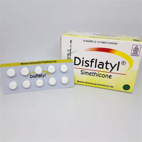 Jual Disflatyl Tablet Simethicone Kembung Dan Gas Lambung Strip 10 Tab Shopee Indonesia