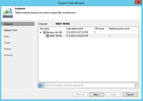 Silvio Di Benedetto Veeam Endpoint Backup Restore Client As Virtual Machine