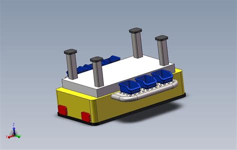 导入式智能型工装车 Solidworks 2012 模型图纸免费下载 懒石网