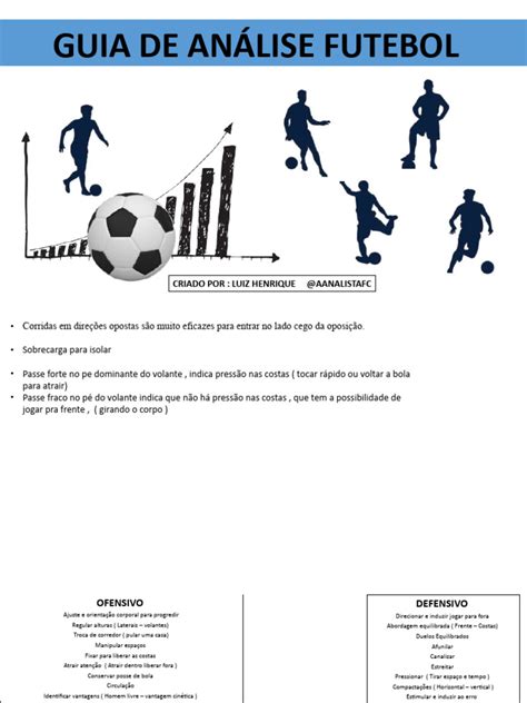 Guia De Analise Atualizado Pdf Zagueiro Futebol Tempo