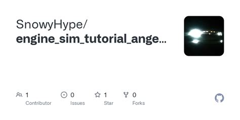 github snowyhype engine sim tutorial angethegreat