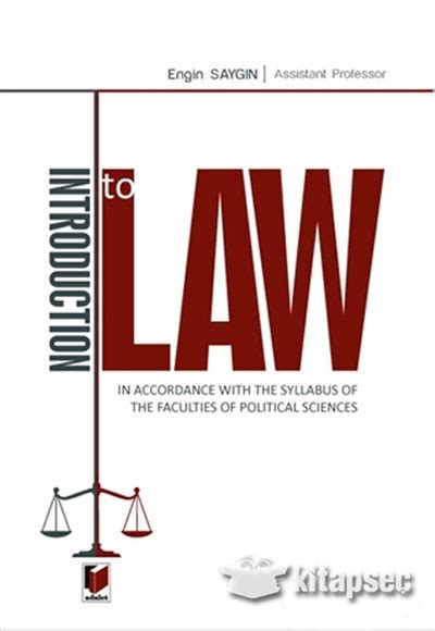 Introduction to Law Engin Saygın Adalet Yayınevi | 9786053005674