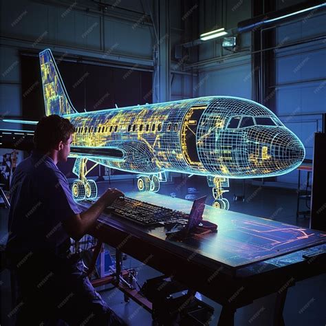 Engineers Using Computer Simulations To Test Aircraft Aerodynamics
