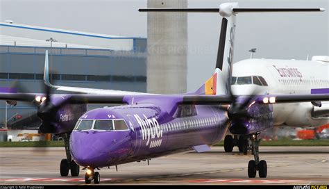 G Prpa Flybe De Havilland Canada Dhc 8 400q Bombardier Q400 At Manchester Photo Id 1179473