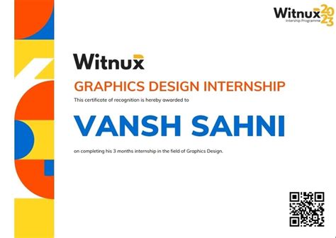 vansh sahni on linkedin completed a 3 month internship as a graphic