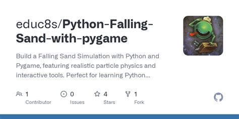 Python Falling Sand With Pygamegridpy At Main · Educ8spython Falling