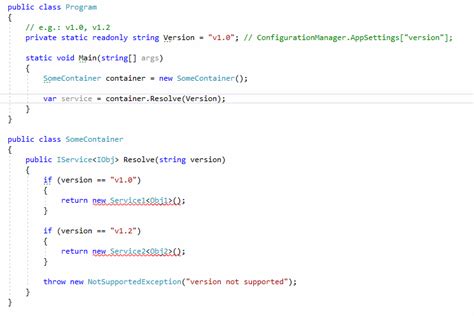 Generics C How Can I Resolve The Type Dynamically Using Some Di