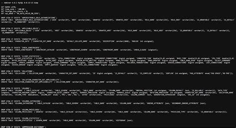 Как создать дамп базы данных Mysql инструкция и примеры