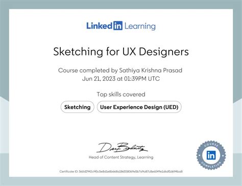 Sathiya Krishna Prasad On Linkedin Certificate Of Completion