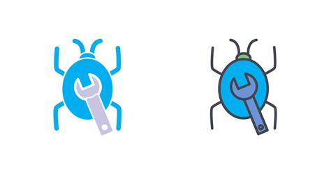 Bug Fixing Icon Design 43155564 Vector Art At Vecteezy
