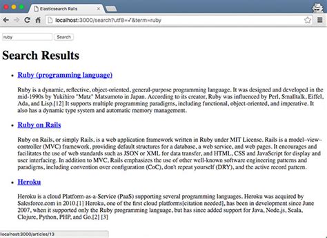 Full Text Search In Rails Using Elasticsearch Envato Tuts