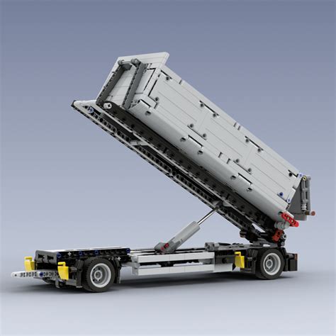 Lego Moc Tipping Trailer For Containers By Oldolneylego Rebrickable Build With Lego