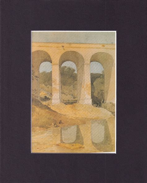 8x10 Matted Print Classic Art Picture John Sell Cotman Chirk