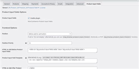Product Input Fields Woocommerce Marketplace