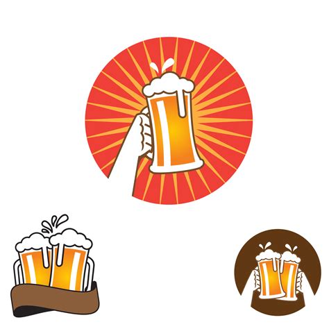 Cheers Beer Graphic Element Set 8884189 Vector Art At Vecteezy