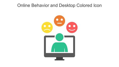 Online Behavior And Desktop Colored Icon In Powerpoint Pptx Png And
