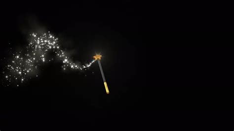 Magic Wand Golden Sparkle Reveal Backgrounds Motion Graphics Ft