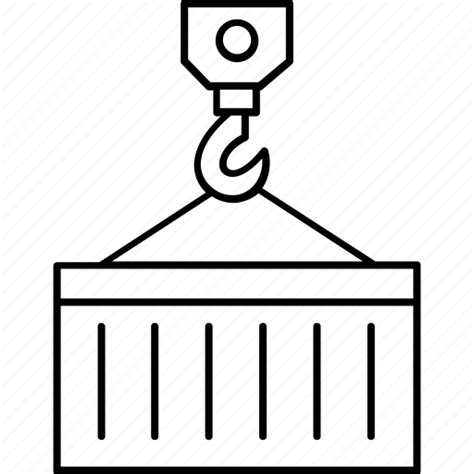 Container Hook Shipping Container Container Loading Cargo Container Load Icon Download On