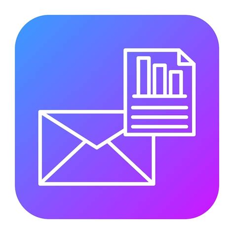 Premium Vector Email Statistics Vector Illustration