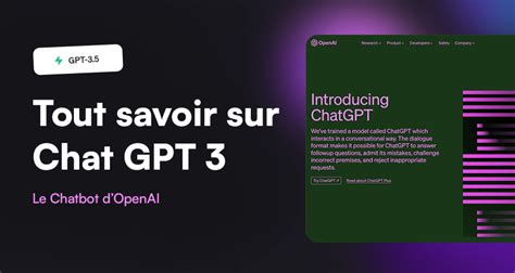 Tout savoir sur Chat GPT-3 d'OpenAi