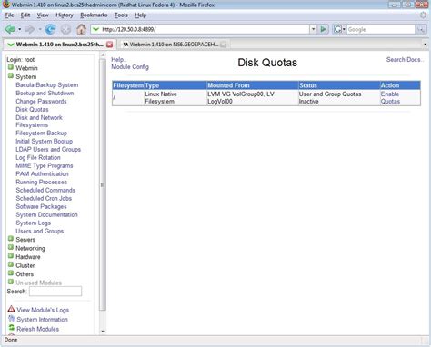 User Disk Quota In Linux Using Webmin Essentials For Hosting Web Hosting Platform Bots