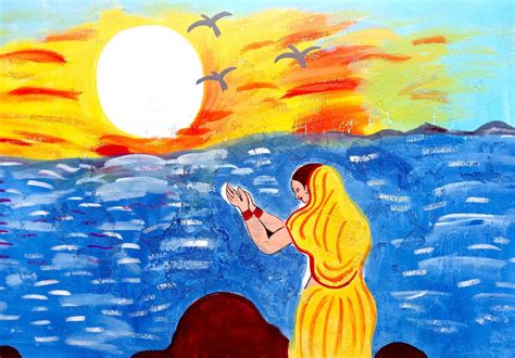 🔥 Chhath Puja 2022 Sandhya Arag Sunset Time Puja Background Free Down