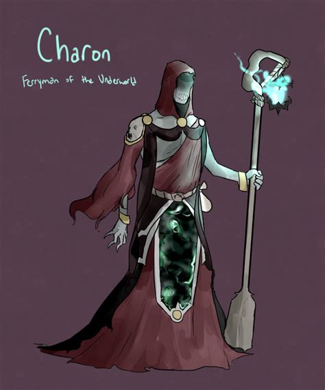 God Concept Charon Ferryman Of The Underworld Updated Artwork And